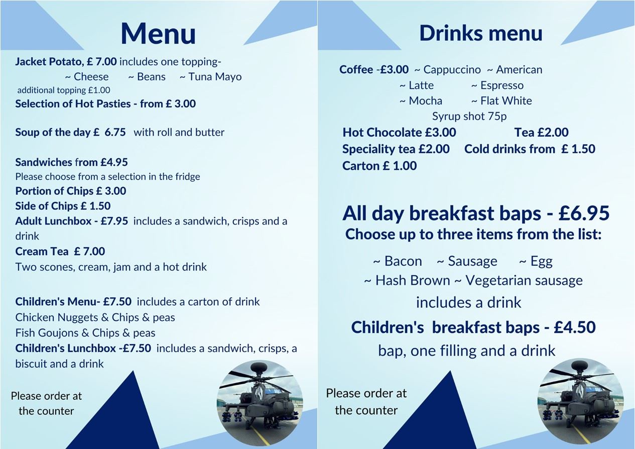 Café | The Army Flying Museum