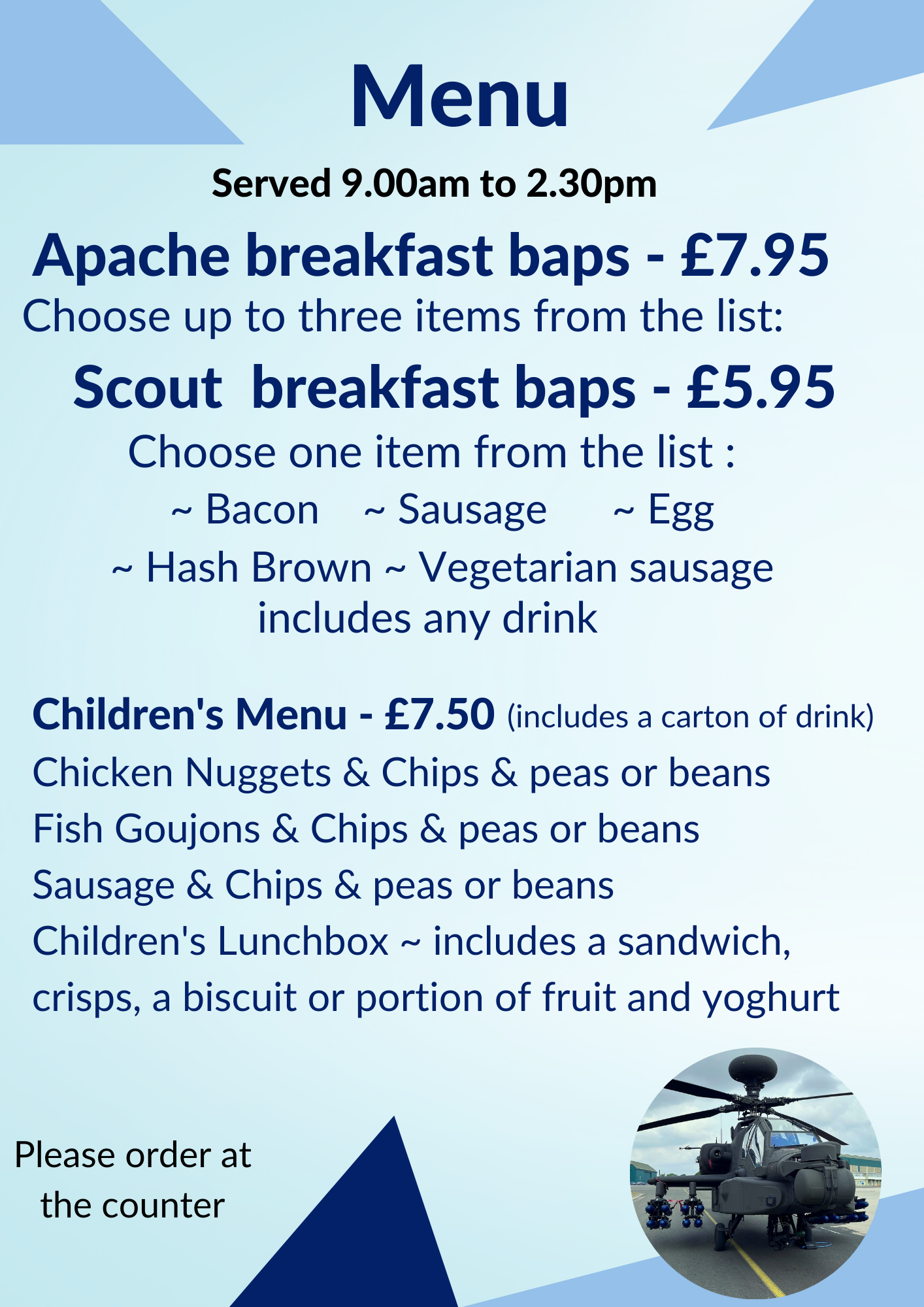 Café | The Army Flying Museum